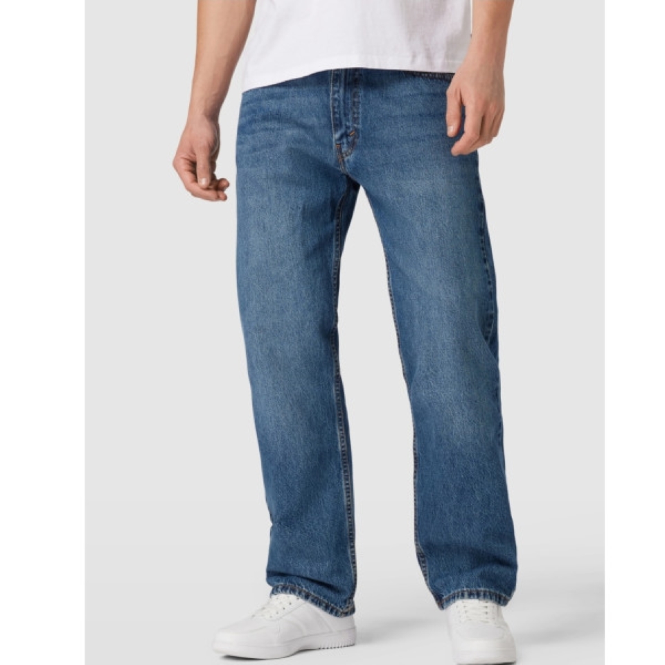 남성 555 96 릴렉스 스트레이트 데님팬츠A7223-0002- 이랜드몰