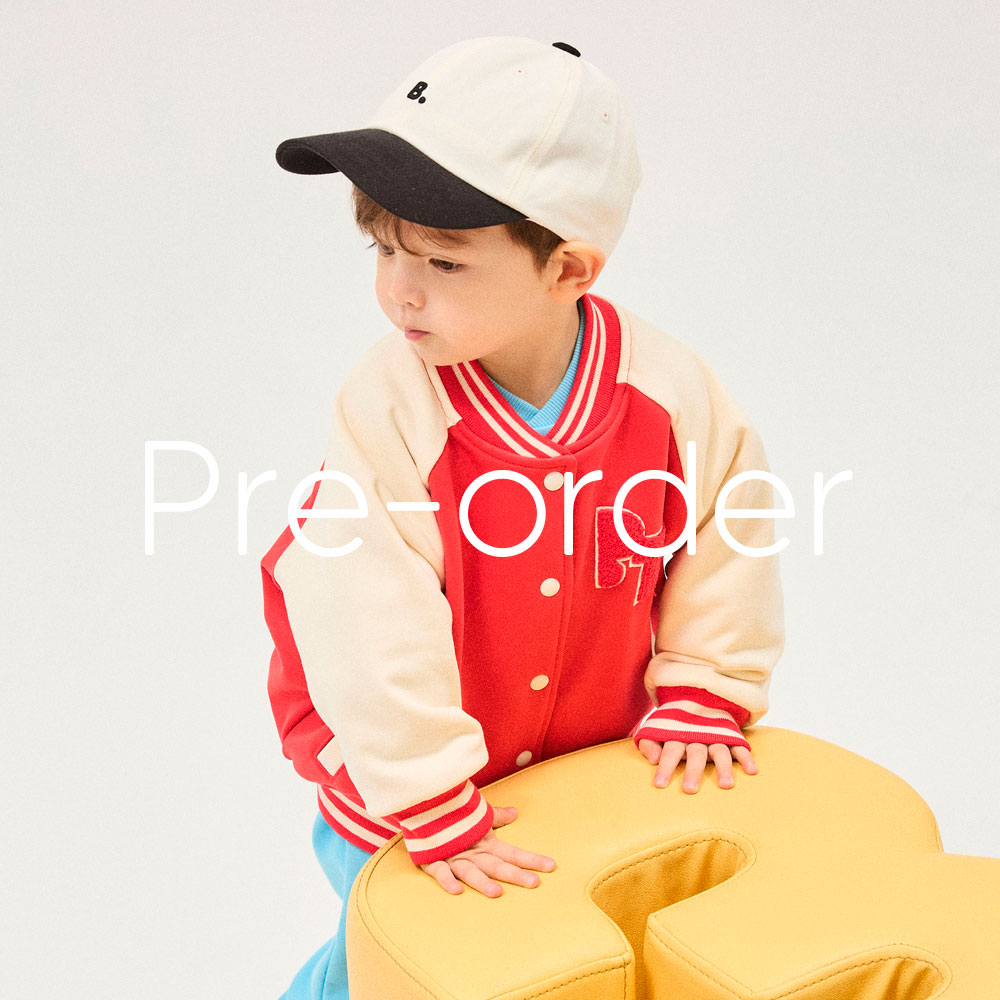 [프리오더] [3/19~7일내 발송] BT 야구점퍼 l 레드- KIDIKIDI