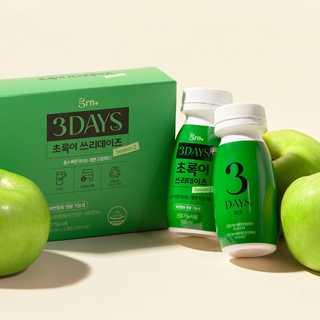 GRN 시즌2 초록이 쓰리데이즈 3일 쾌변 다이어트 1EA (3일분)- 이랜드몰