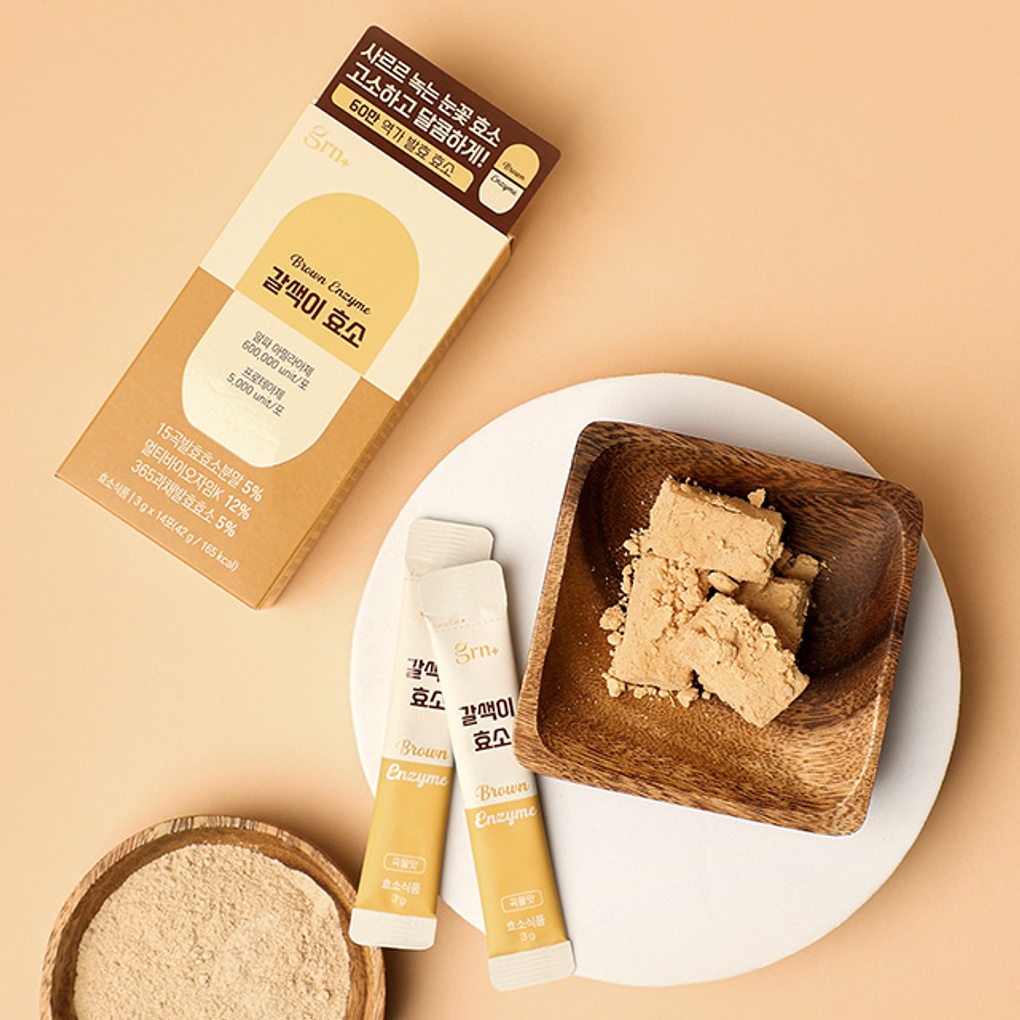 GRN 60만 역가 수치 자연 발효 곡물맛 갈색이 효소 1EA (14일분)- 이랜드몰