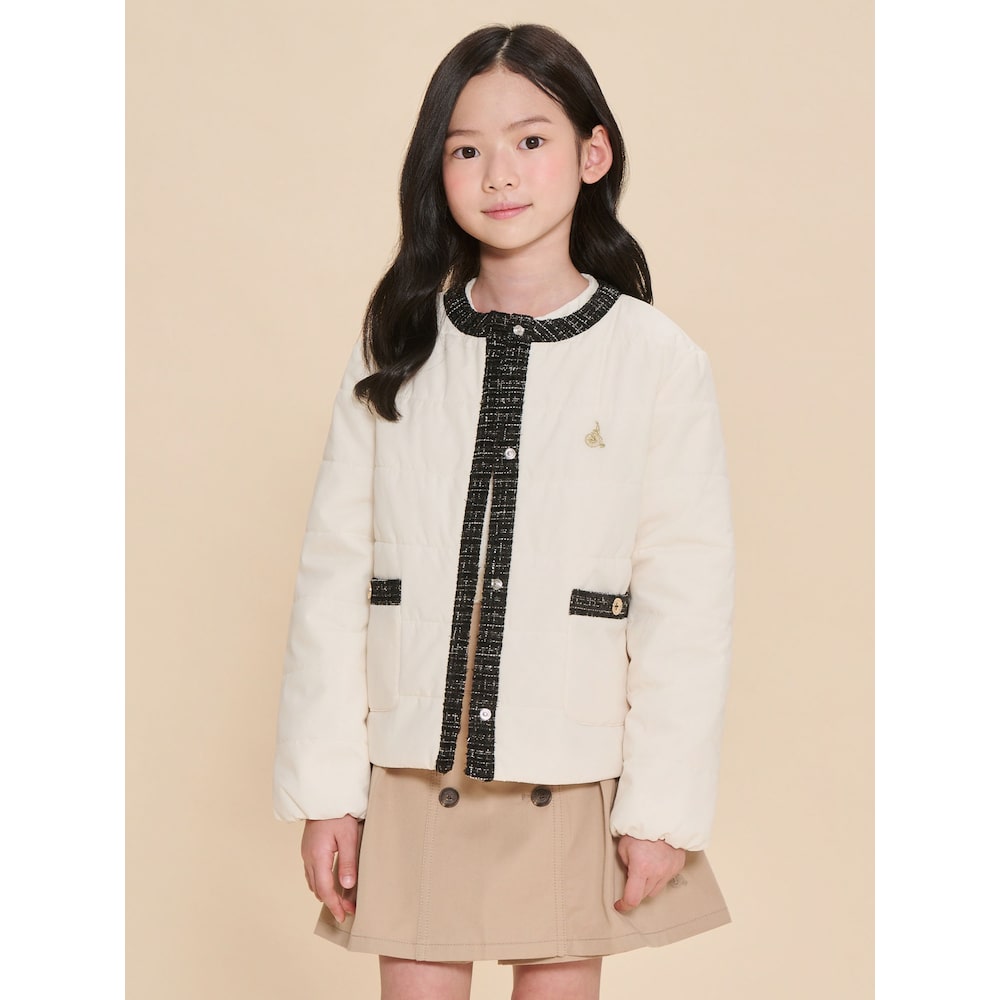 [BEANPOLE KIDS] [BEANPOLE KIDS]여아 클래식 패딩 재킷 아이보리- 이랜드몰
