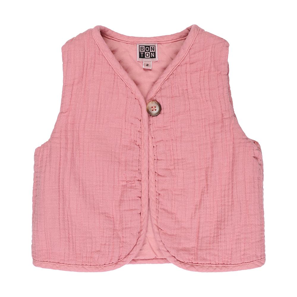 [BONTON] [봉통] 베이비 누빔 베스트 (BRS41EF10N_PK)- KIDIKIDI