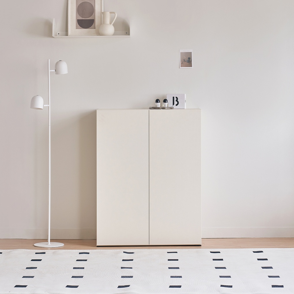 ON 뉴헤이즐 E0등급 풀바디 LPM 3단 높은수납장W800 (높이1M)_FB0425018- 모던하우스