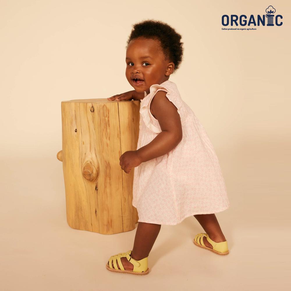 [쁘띠바또] 핑크로즈 슬리브리스 드레스 & 블루머 세트 (NUM41NJ10F_PK)- KIDIKIDI