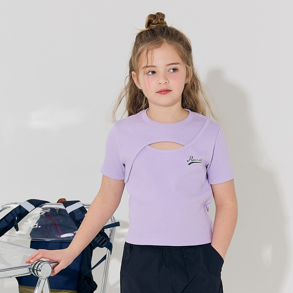 슬릿크롭탑(퍼플)- KIDIKIDI