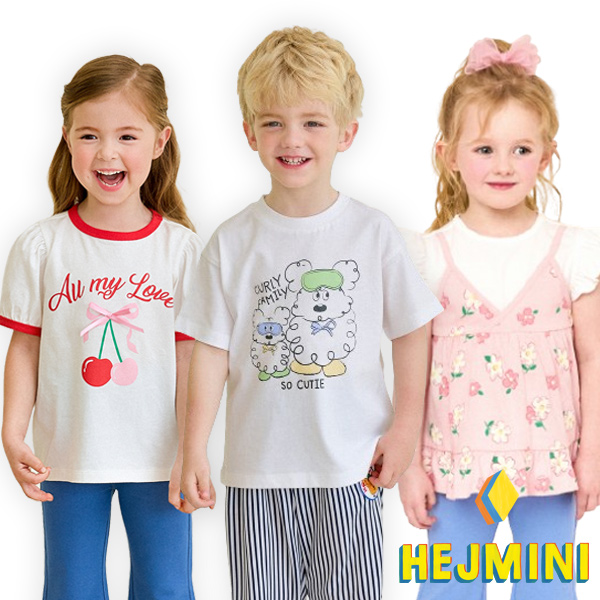 [균일특가] 여름 여아/공용 반팔 티셔츠 12종 택1- KIDIKIDI