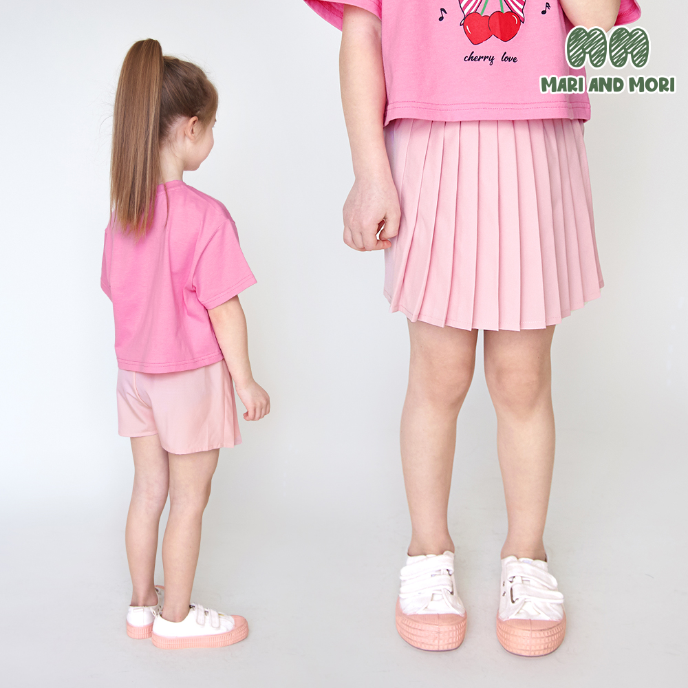 [마리앤모리] 스포티플리츠랩스커트- KIDIKIDI