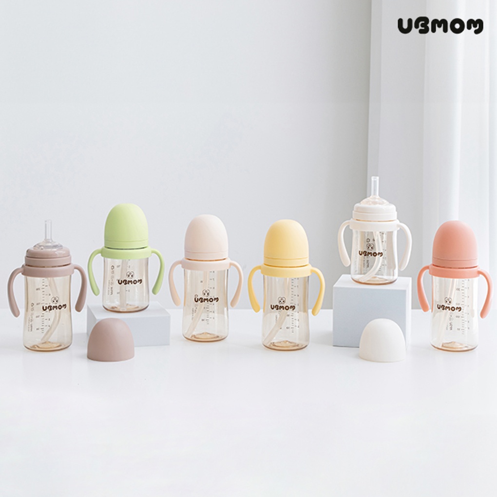 유비맘 PPSU 역류방지 유아 빨대컵 280ml 1P (택1)- 이랜드몰
