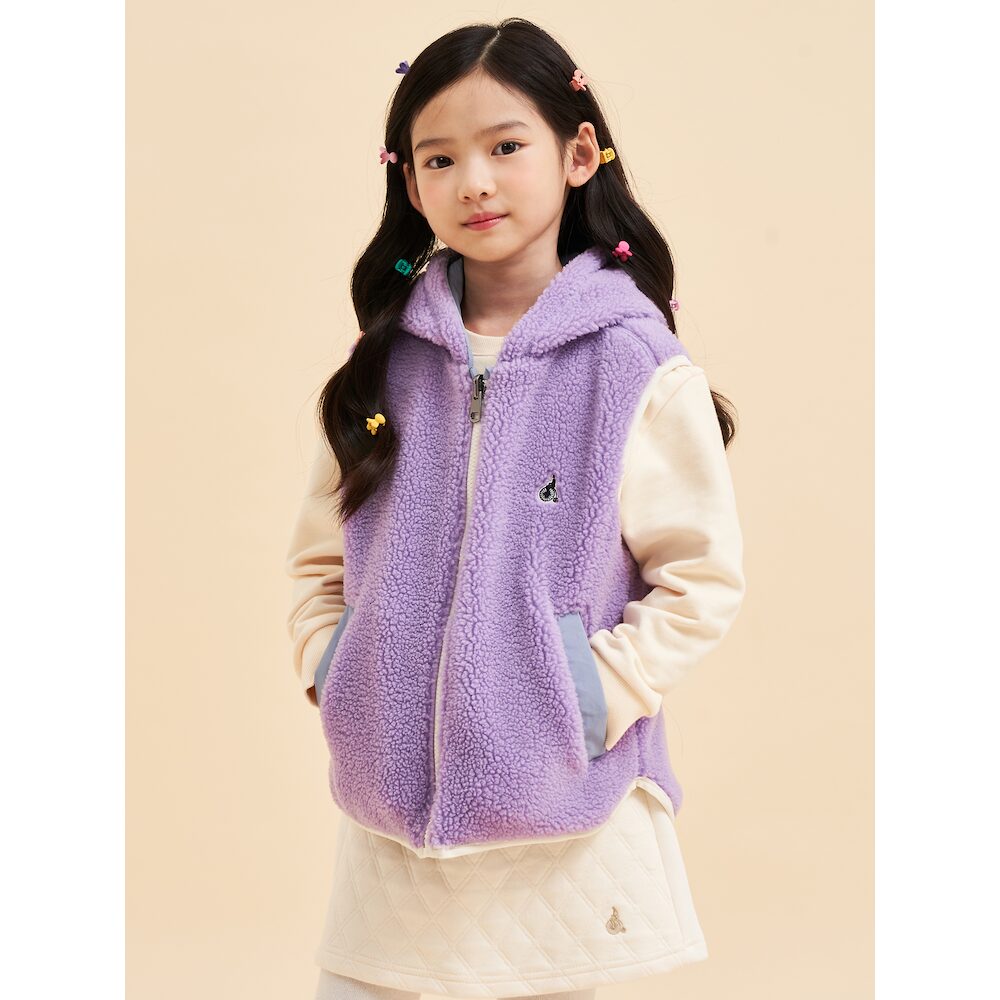 [BEANPOLE KIDS] 보아 플리스 리버서블 베스트 라이트 퍼플 (BI3939U10- 이랜드몰