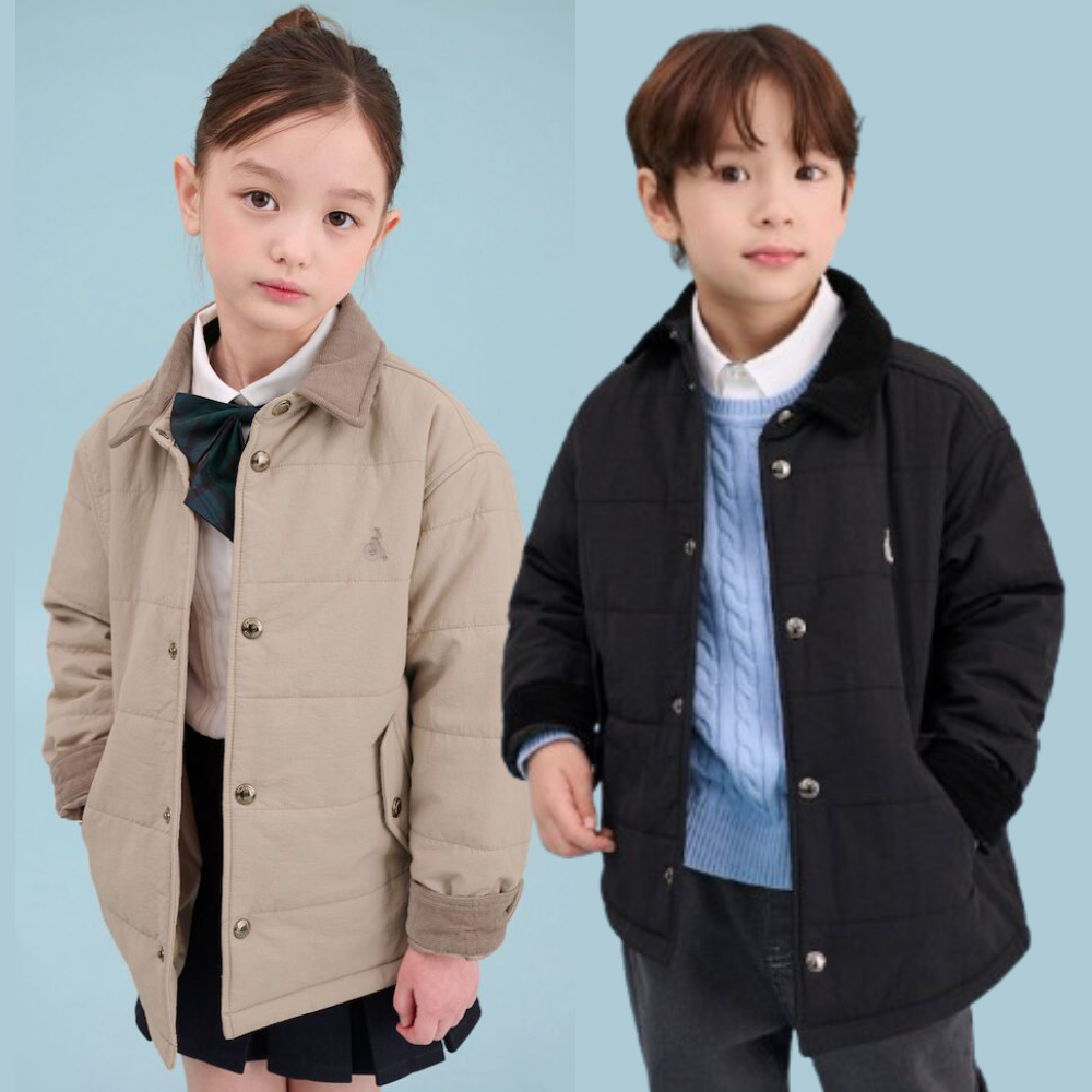 [BEANPOLE KIDS] 25SS 칼라 자켓형 패딩 점퍼 (2종 택1)- KIDIKIDI