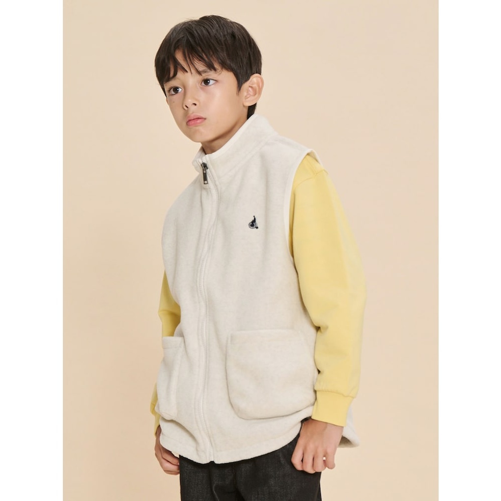 [BEANPOLE KIDS] 플리스 베스트 베이지 (BI4841U06A)- 이랜드몰