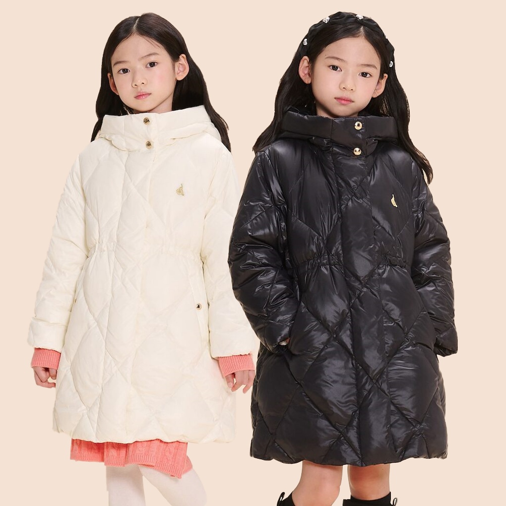 [BEANPOLE KIDS] 24FW 여아 덕다운 중경량 롱패딩 (2종 택1)- KIDIKIDI