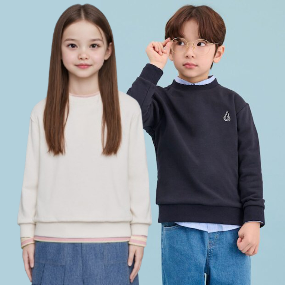 [BEANPOLE KIDS] 25SS [Essential] 스웨트 셔츠 (2종 택1)- 이랜드몰