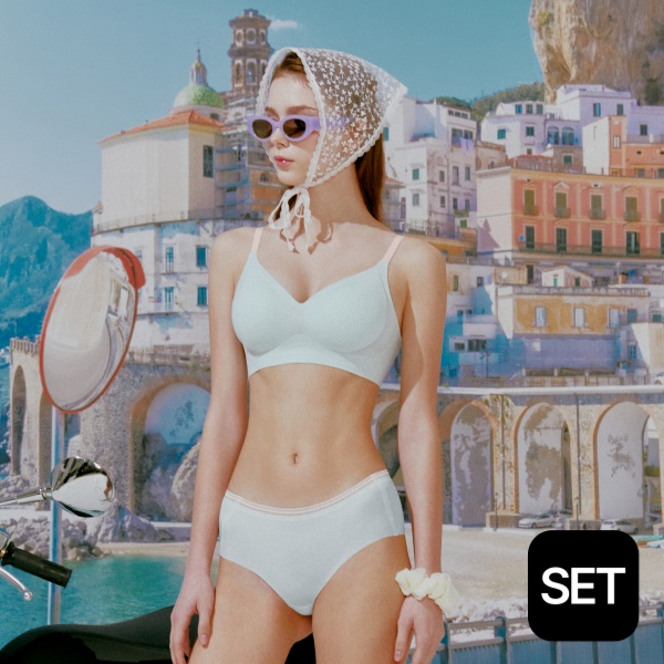 [*단독할인*][SET]쿨실루엣 브라 1+팬티1(볼륨/올데이/메쉬3TYPE)- 이랜드몰