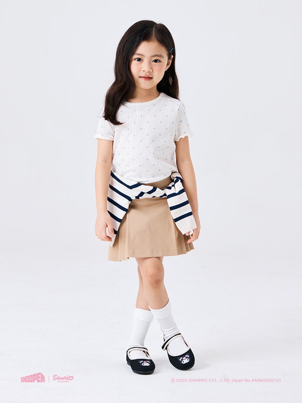 [산리오] 키즈 캔버스 플랫 HPKWFFA32S (150~200사이즈)- KIDIKIDI