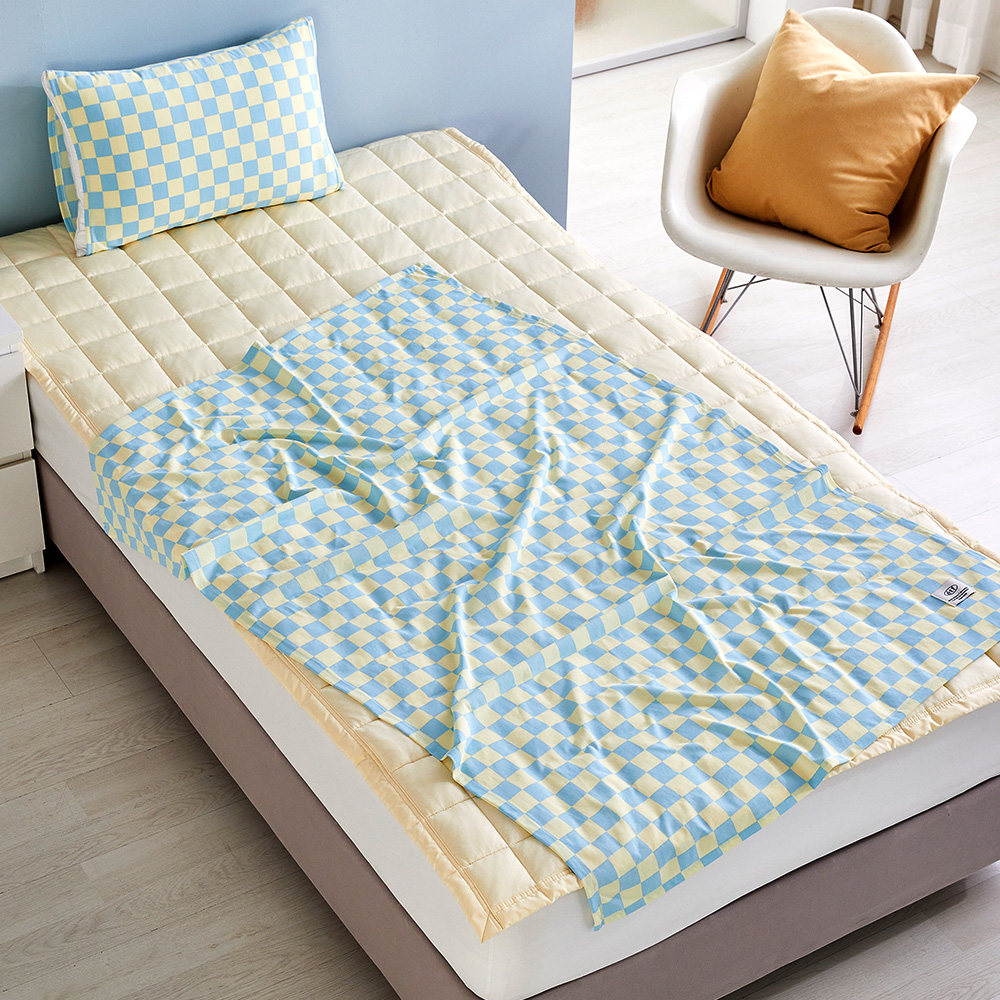 3도씨) 슈퍼쿨 프로즌 냉감 싱글 이불(블랑켓) 150x200 체커보드_CV0225138- KIDIKIDI