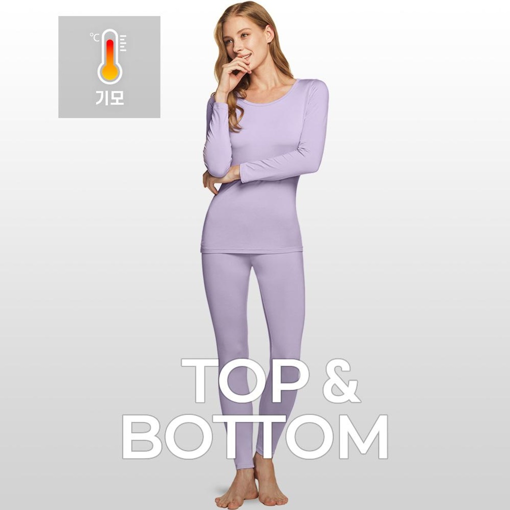테슬라 기능성 내의 발열 여자내복 상하세트 TM-WHS200- 이랜드몰
