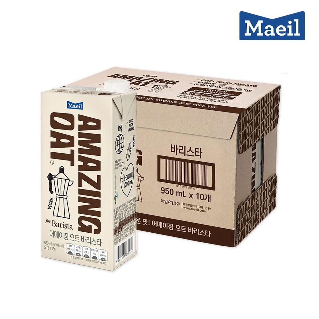 매일 어메이징 오트 바리스타 950ml 10팩/두유/음료/음료수- 이랜드몰