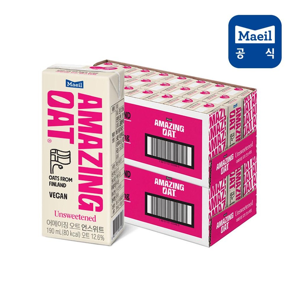 매일 어메이징 오트 언스위트 190ml 48팩/두유/음료/음료수- 이랜드몰