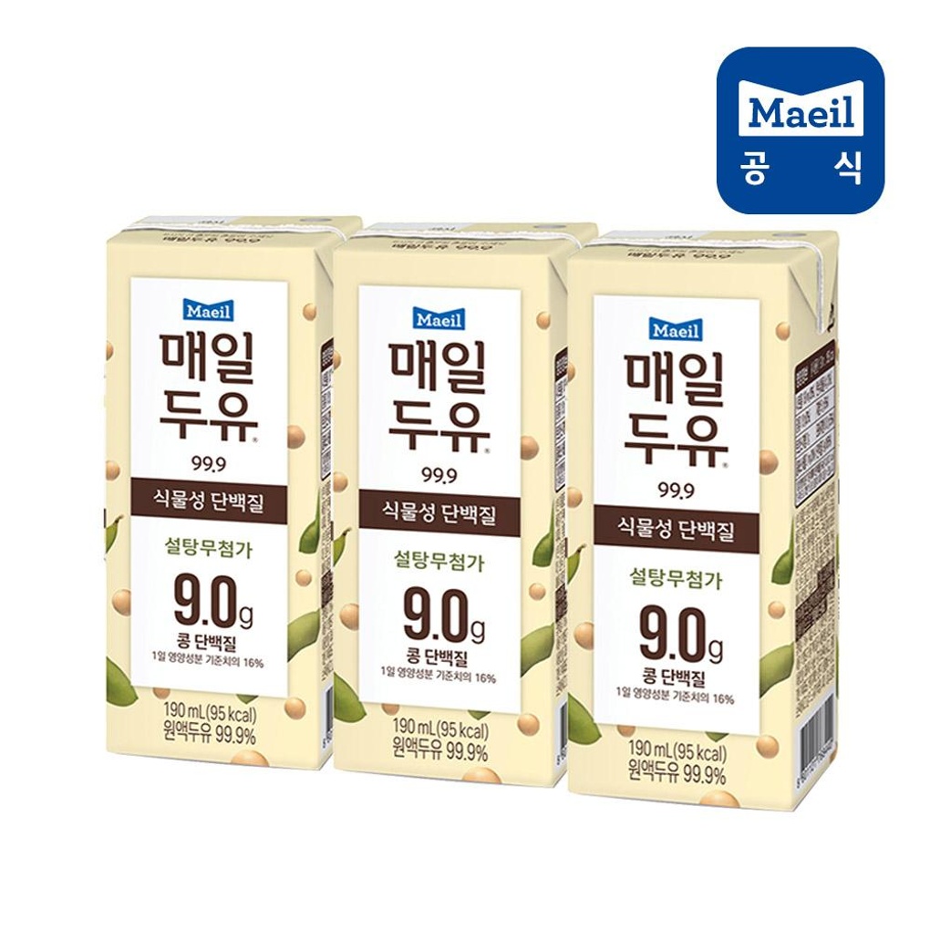 매일두유 99.9 두유 식물성 단백질 190ml 72팩/두유/음료/음료수- 이랜드몰