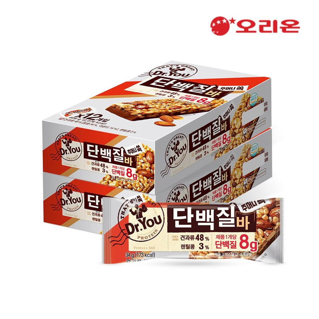 오리온 닥터유 단백질바 주머니쏙(34g) x 24P- 이랜드몰