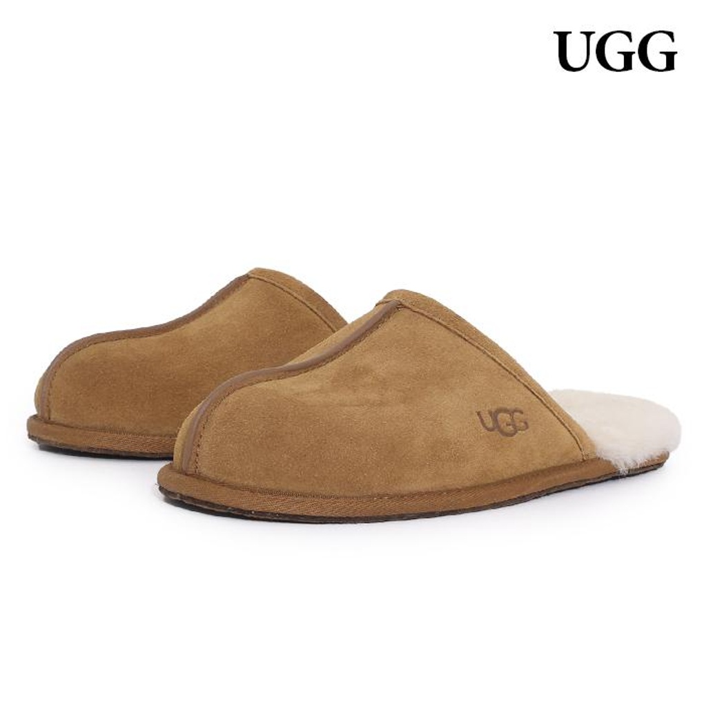 어그 스커프 스웨이드 양모 슬리퍼 (1101111-CHE)- KIDIKIDI