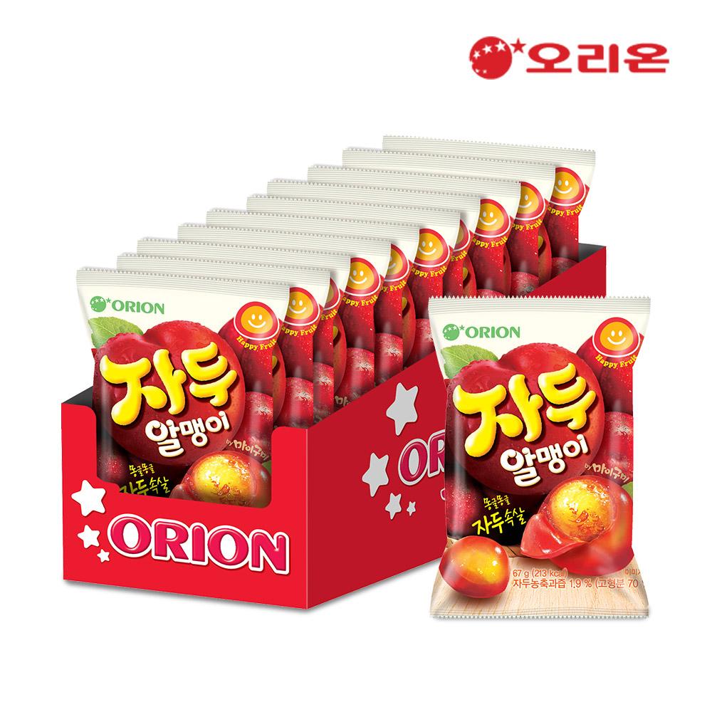 오리온 자두알맹이(67g) x 10개- 이랜드몰