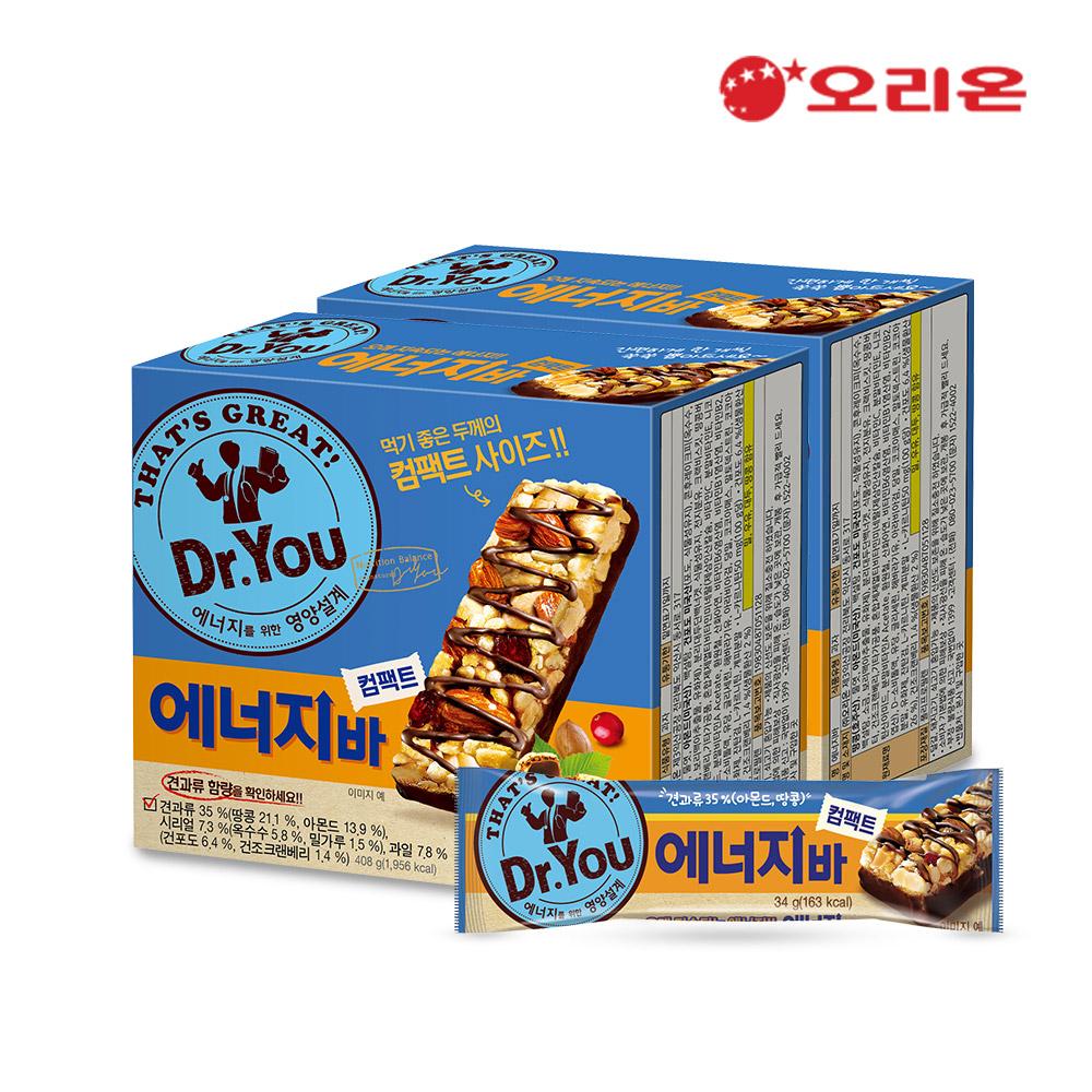 오리온 닥터유 에너지바 컴팩트(34g) x 24P- 이랜드몰