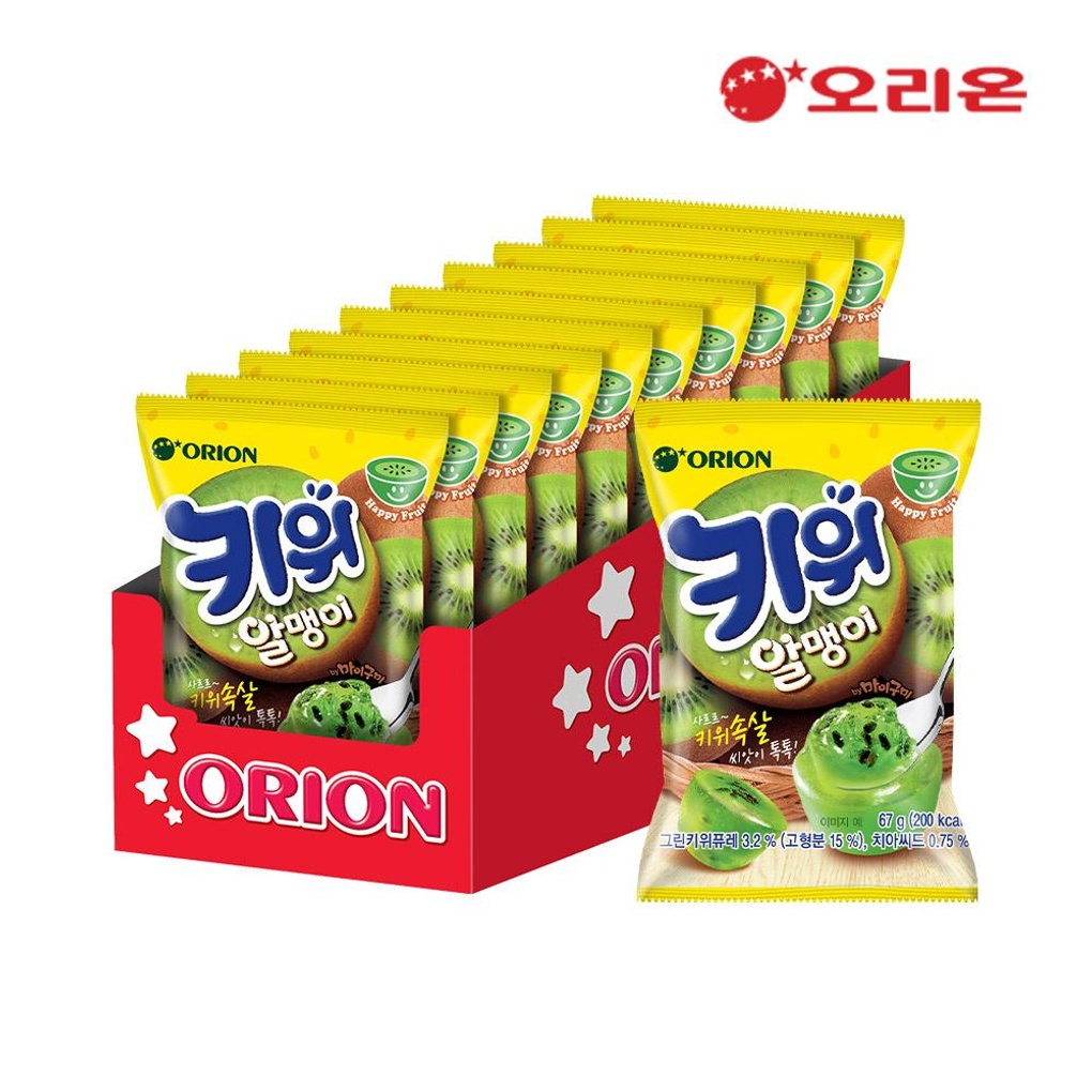 오리온 키위알맹이(67g) x 10개 젤리- 이랜드몰