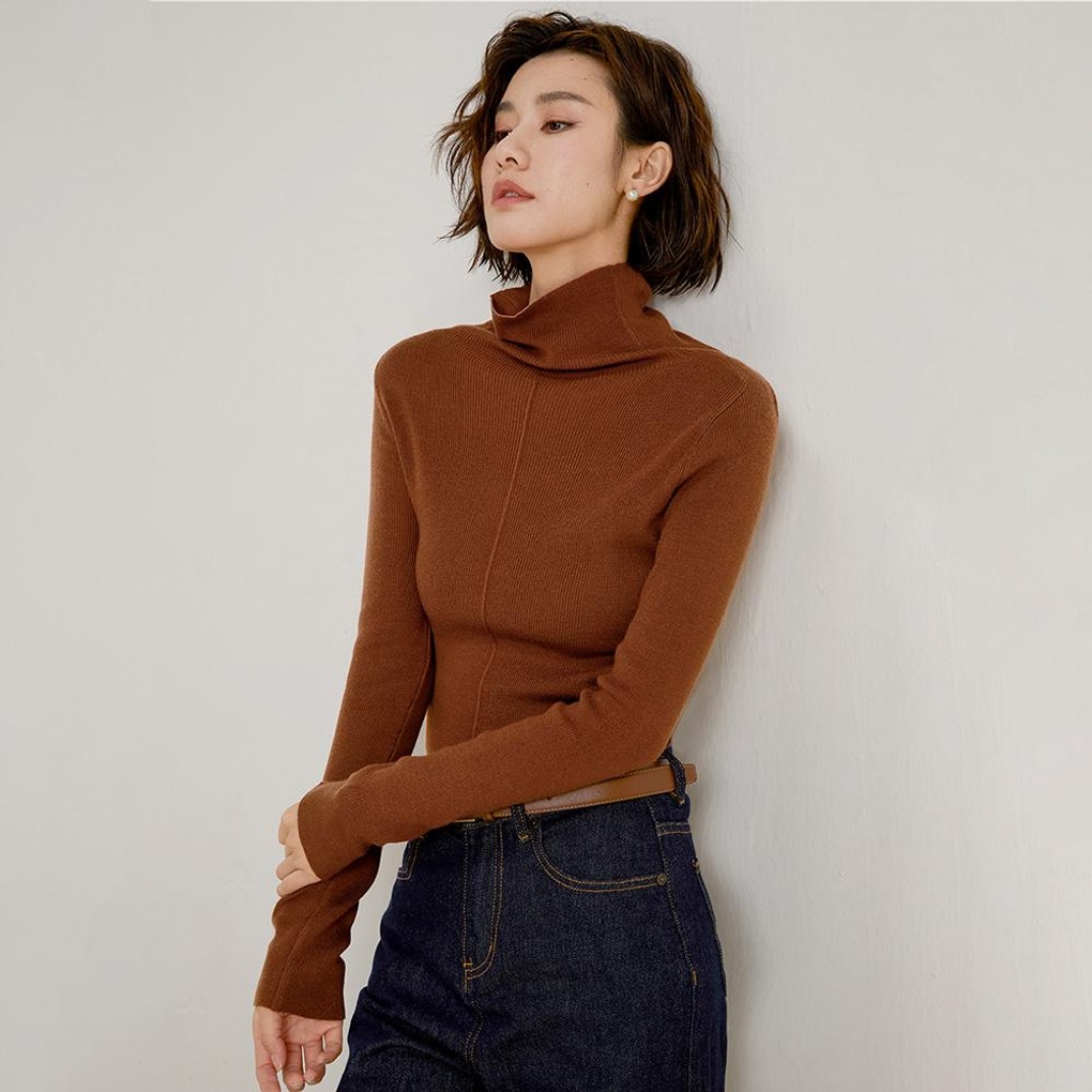 LS_Line turtleneck knit top_4color- 이랜드몰