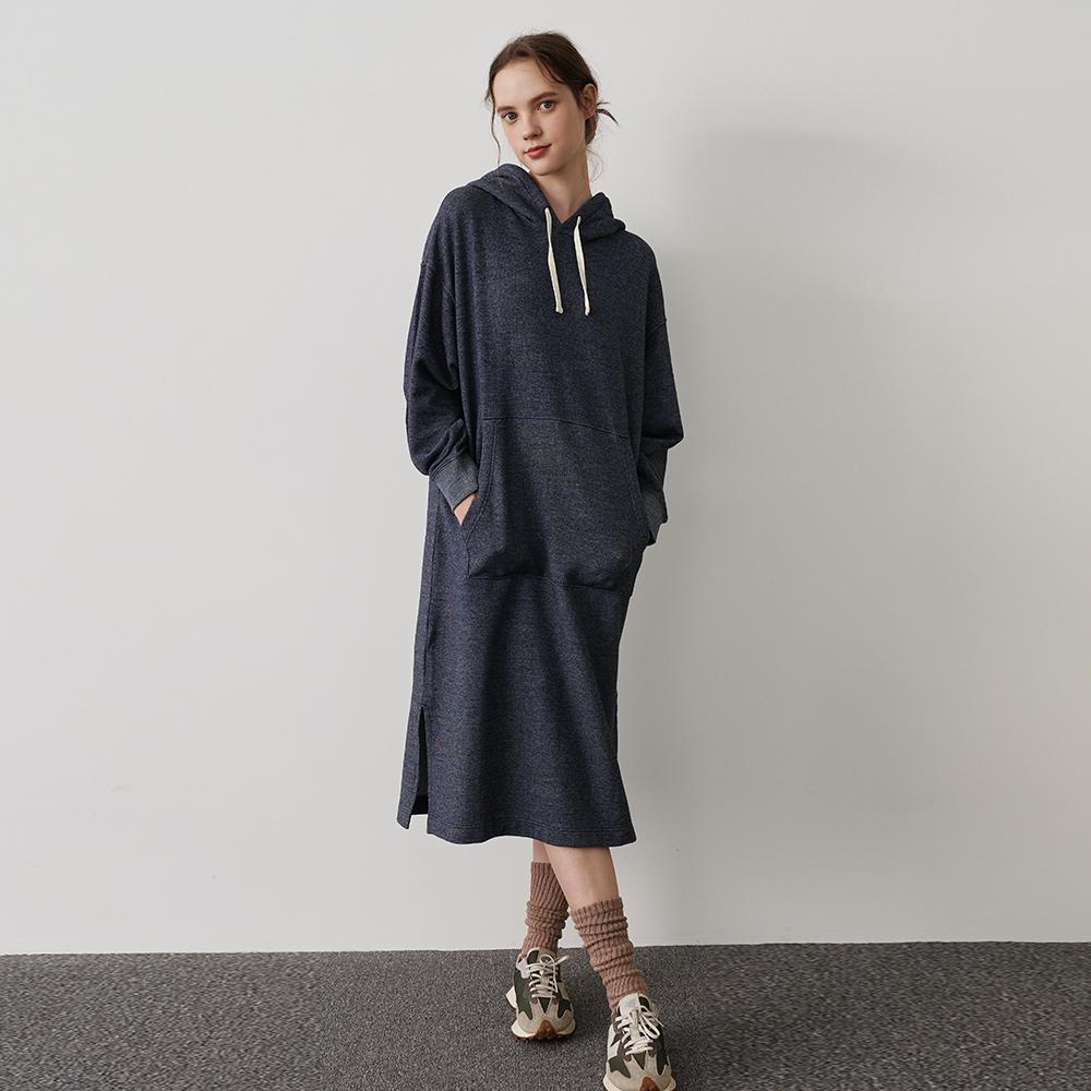 롱 후디 포켓 원피스(MCG1-OP721)- 이랜드몰