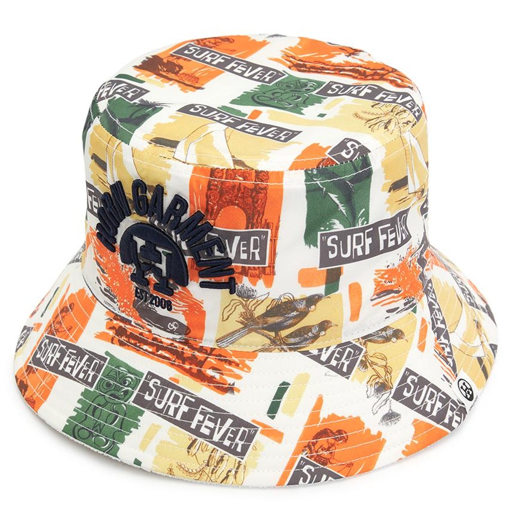 혼가먼트 골프 버킷햇 모자 HCF 3A FC07 WHITE ORANGE (남여공용)- 이랜드몰