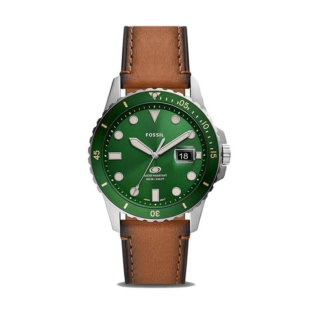 파슬 남성 Fossil 블루 쓰리핸드 데이트 레더 FS5946- 이랜드몰