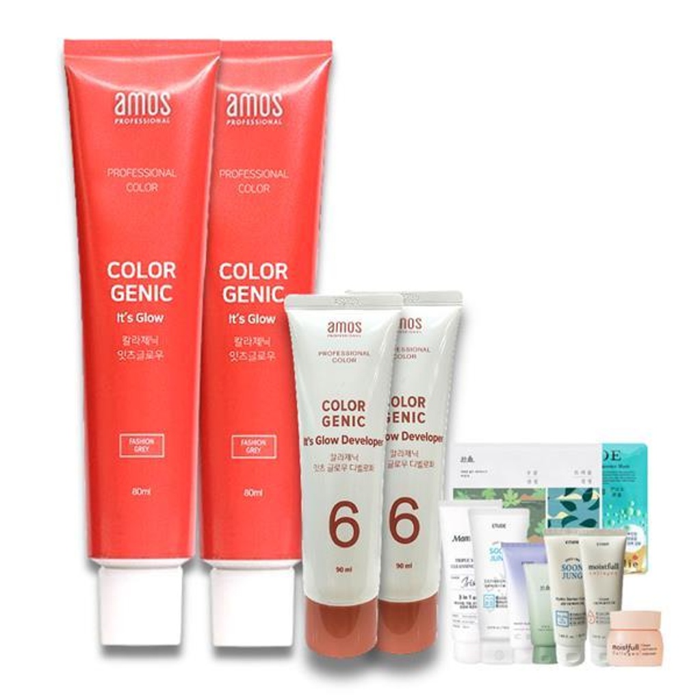 아모스잇츠글로우염색약x2개(아모스산화제O)3NB+미니1- 이랜드몰