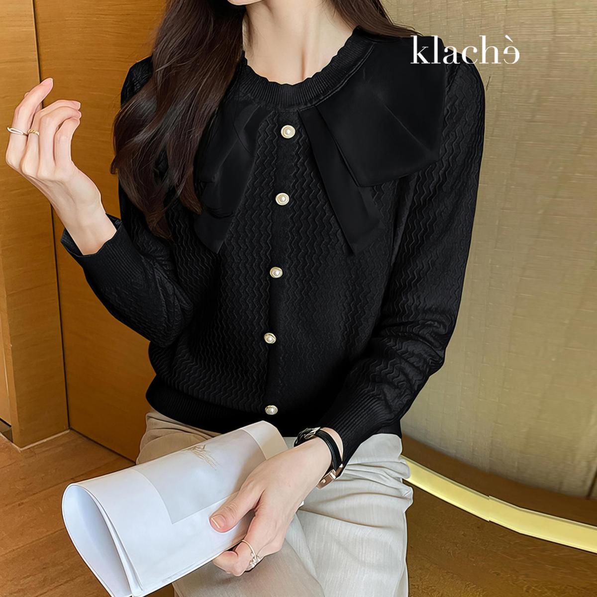 클라셰 리본로맨틱라운드니트_B3F1531- 이랜드몰