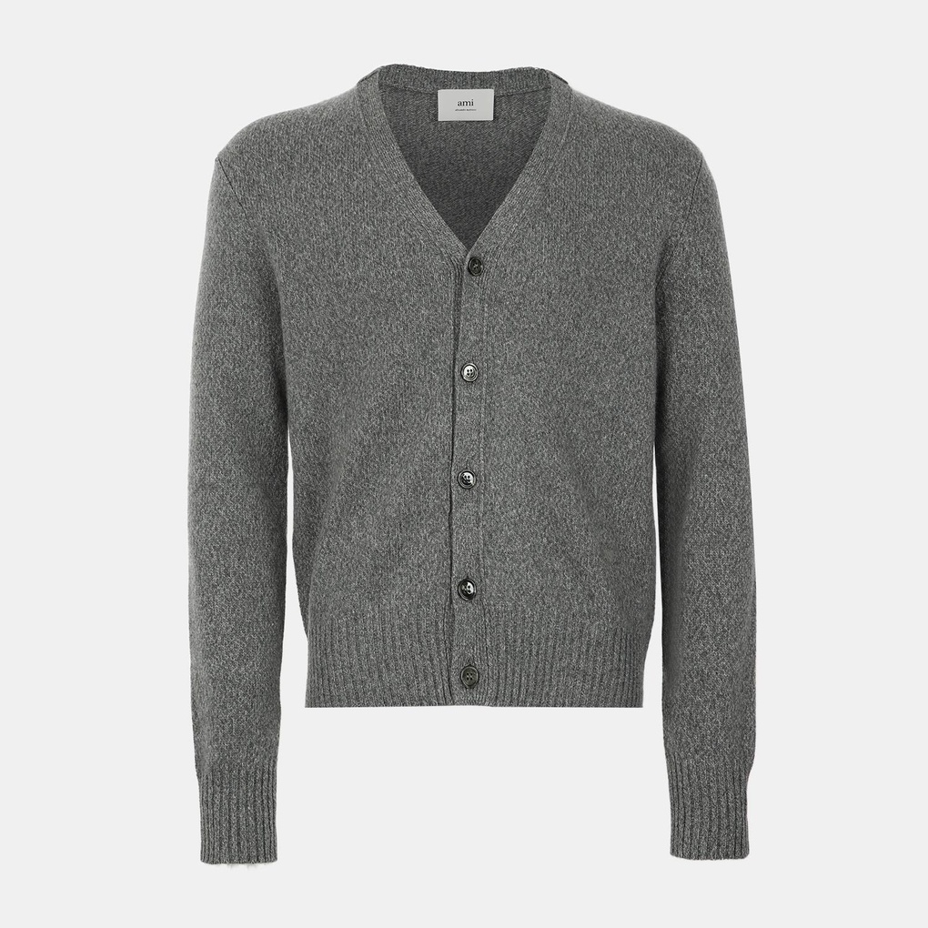 아미 톤온톤 하트로고 가디건 그레이 HKC127 005 055- 이랜드몰