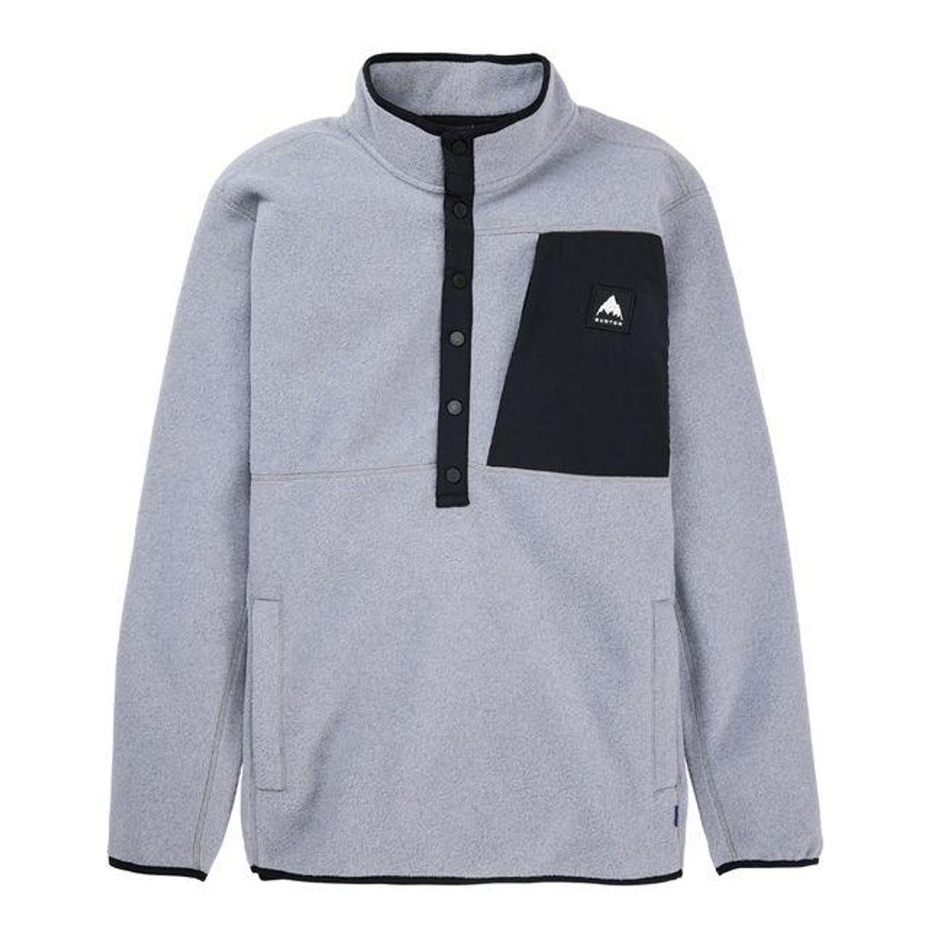 버튼 M CINDER PO GRAY HEATHER 플리스 풀오버- 이랜드몰