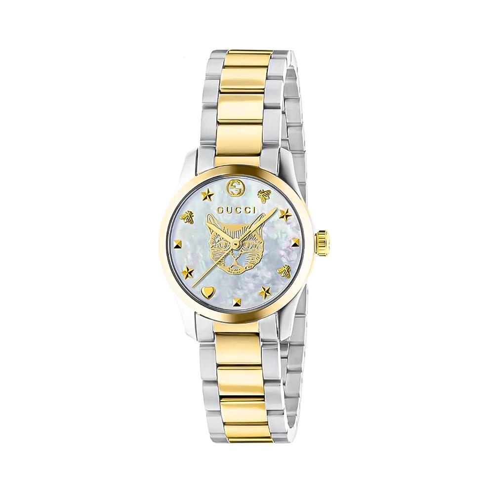 구찌 YA1265012 G타임리스 여성 메탈 쿼츠 27mm- 이랜드몰