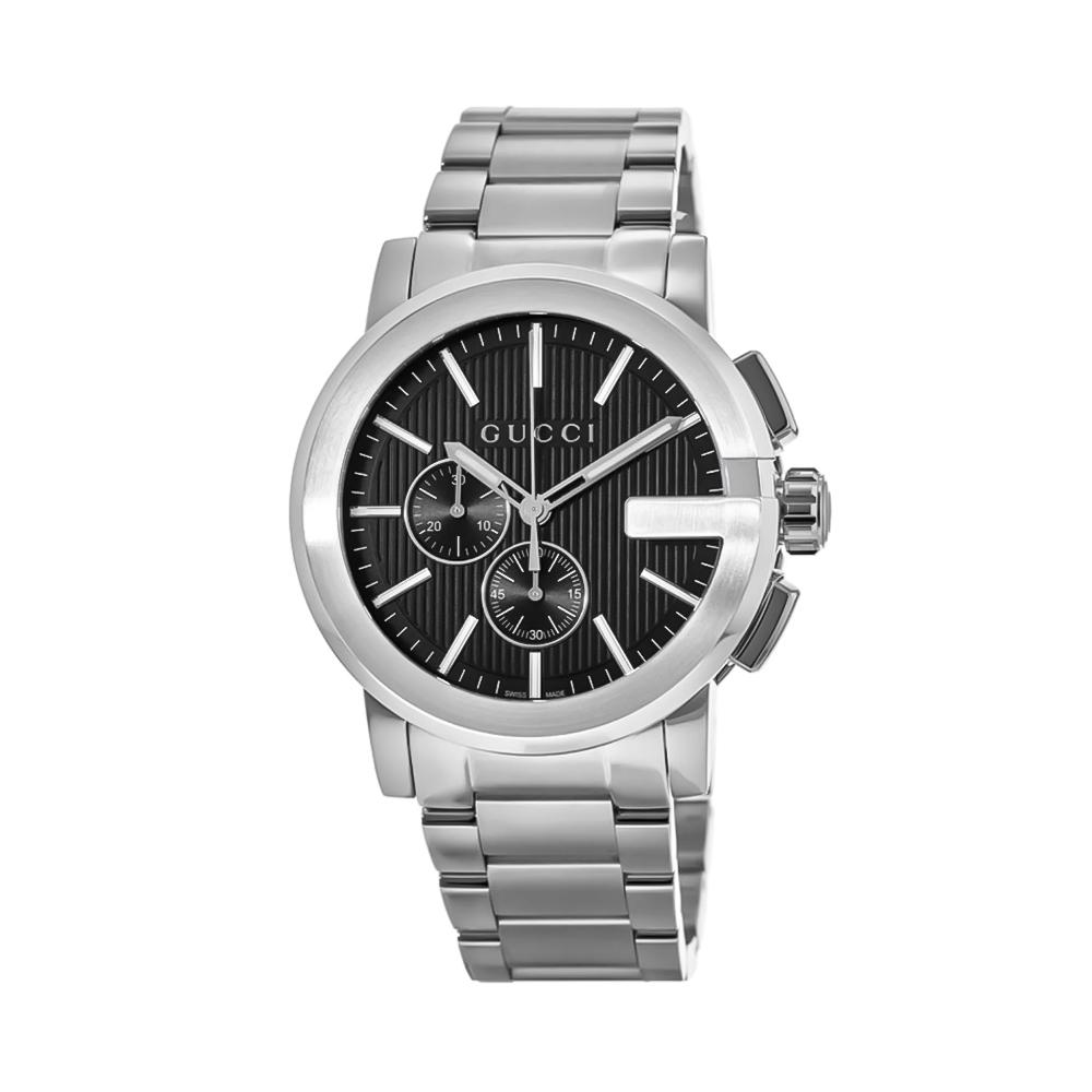 구찌 YA101204 G크로노 남성 메탈 쿼츠 44mm- 이랜드몰