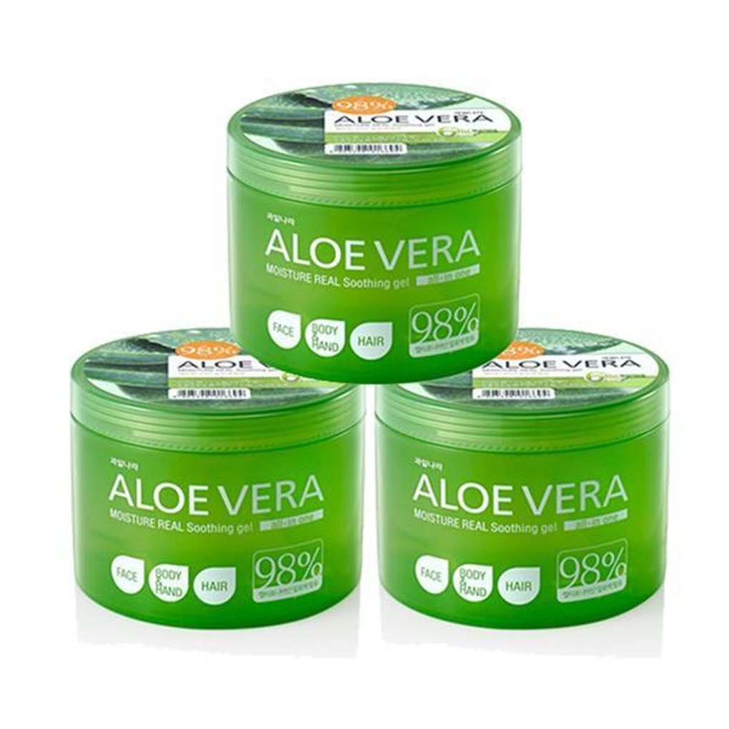 웰코스 과일나라 알로에베라 모이스처 수딩젤500mlX3개- 이랜드몰