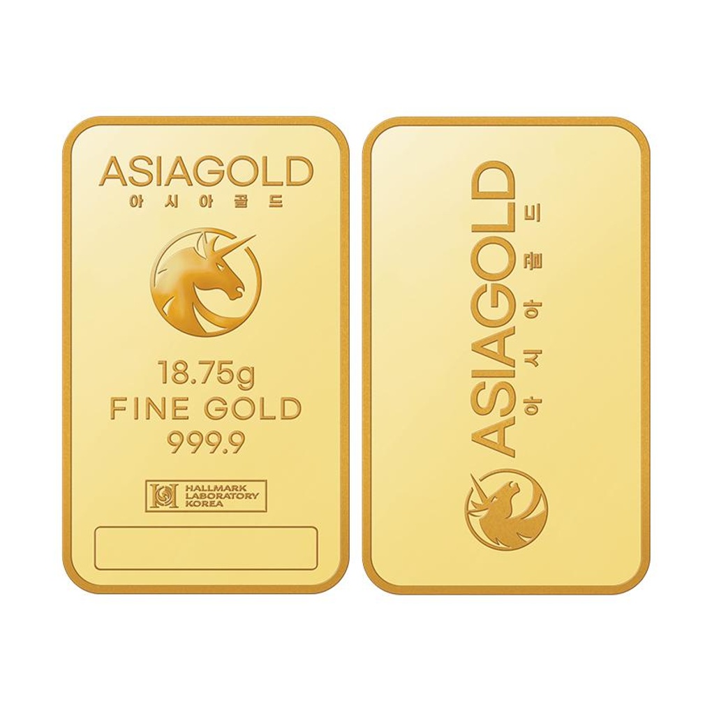 아시아골드 24K 순금 프레스 골드바 18.75g- 이랜드몰