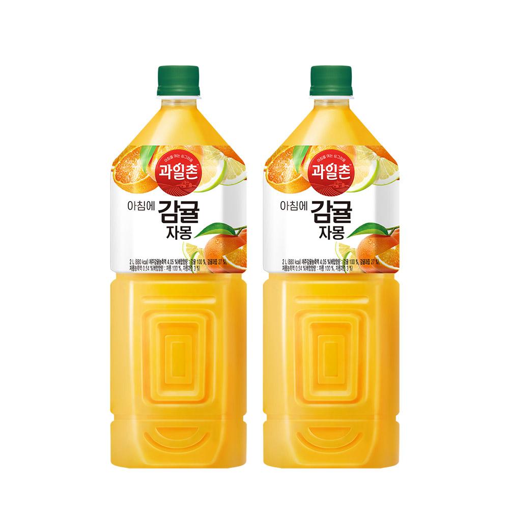 해태 과일촌 아침에 감귤자몽 2L x 6pet- 이랜드몰