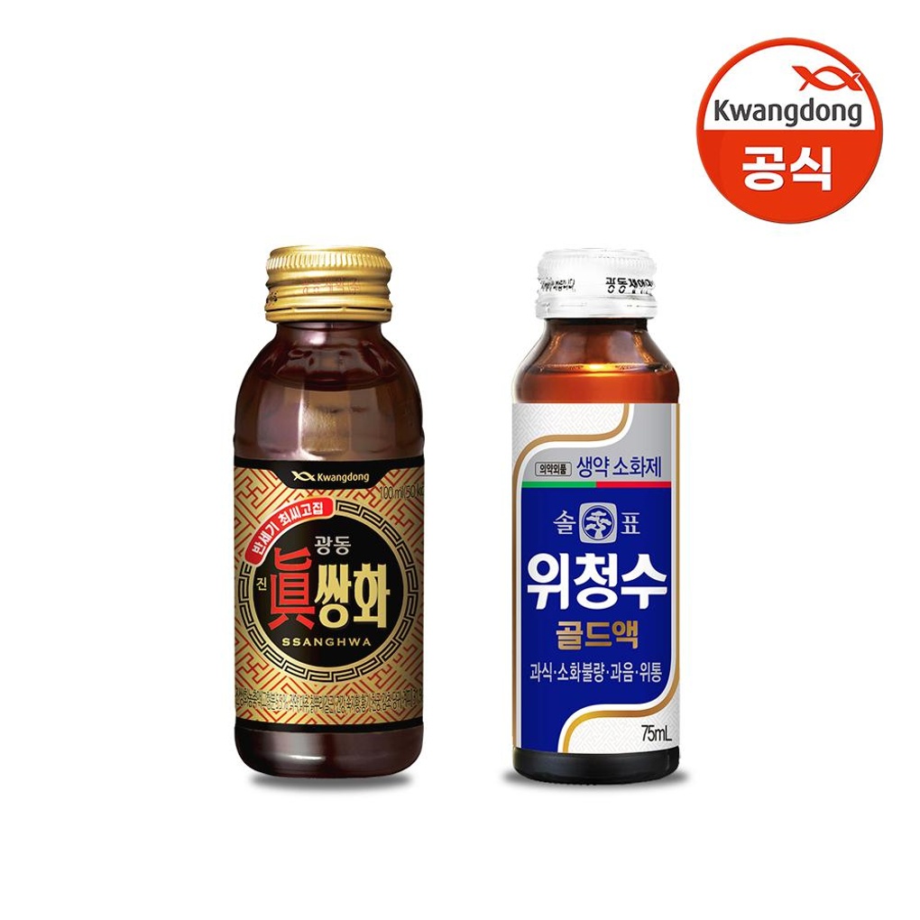 광동 진쌍화 100ml x 20병 + 솔표위청수골드액 75ml x 20병- 이랜드몰