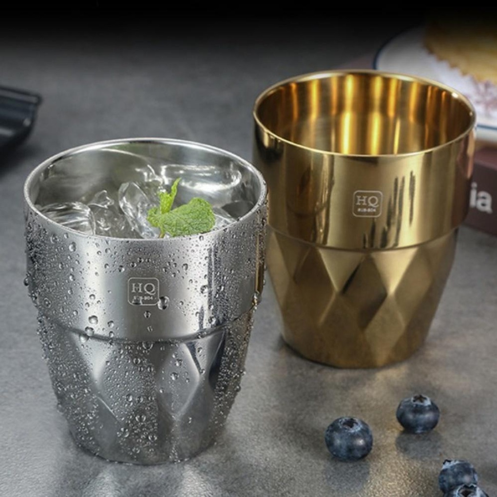 캠핑문 프리미엄 304스테인레스 이중 진공컵 320ml- 이랜드몰