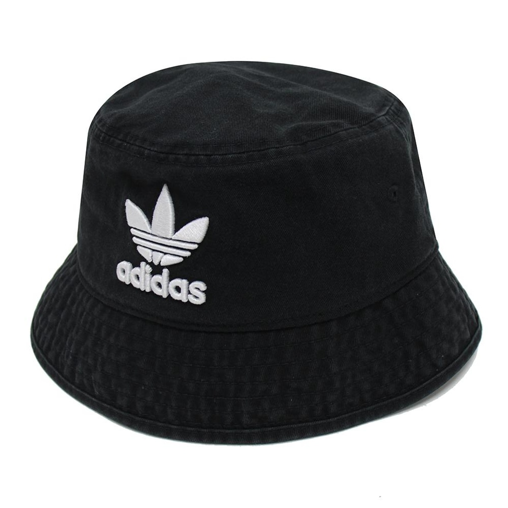 아디다스 오리지널 아디컬러 워시드 버킷햇 벙거지 모자 블랙 IC0009- 이랜드몰