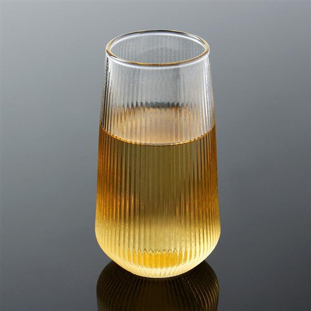 [로하티] 롱 플리츠 유리컵 2p세트(500ml)- 이랜드몰