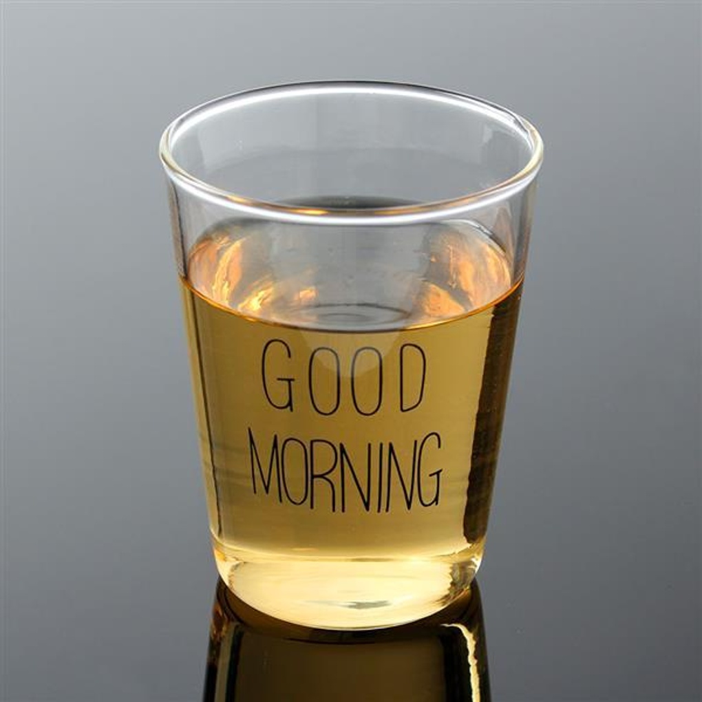 [로하티] 굿모닝 투명 유리컵 4p세트(350ml)- 이랜드몰