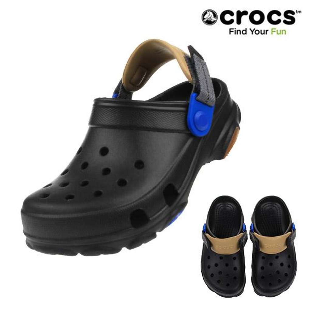 크록스 CROCS 클래식 올트레인 클로그 키즈 207458-0WS 블랙- 이랜드몰