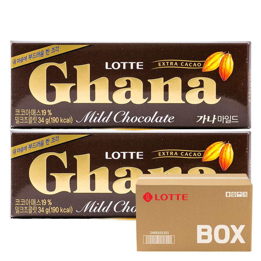 롯데 가나 초콜릿 마일드 34g 120입- 이랜드몰