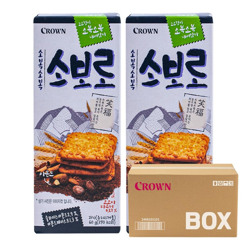 크라운 소복소복 소보로 60g 24입- 이랜드몰
